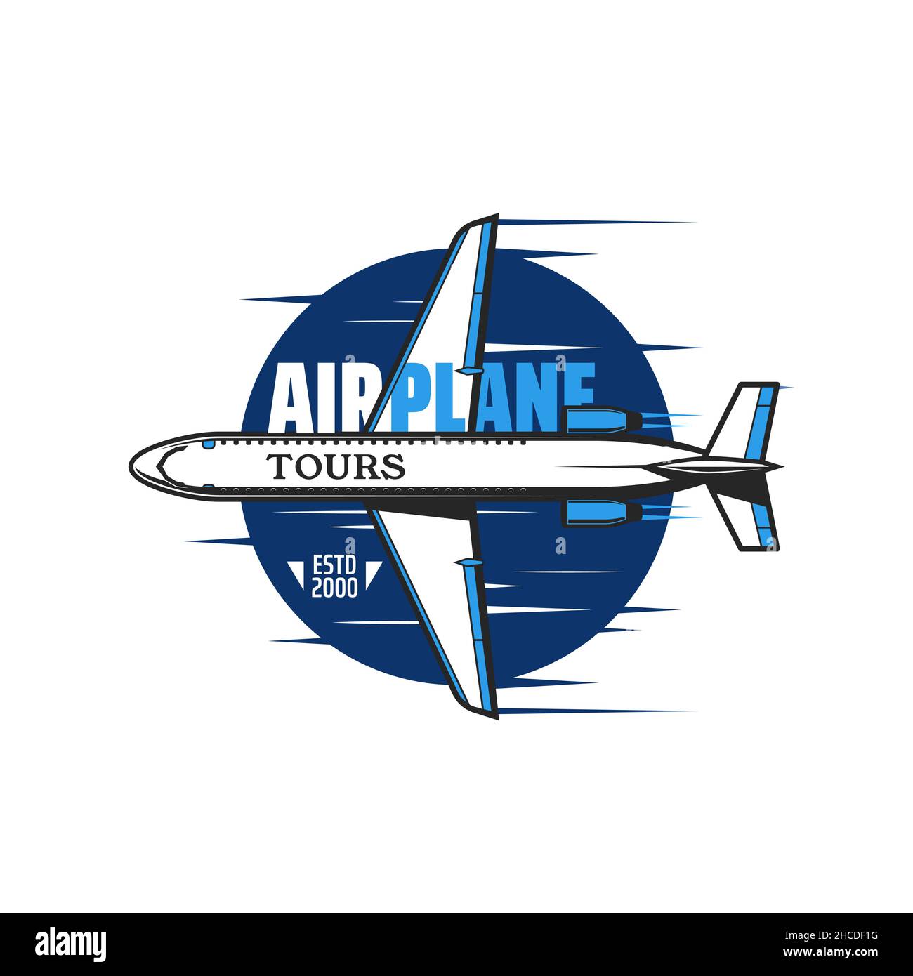 Airliner tail logo Stock Vector Images - Alamy