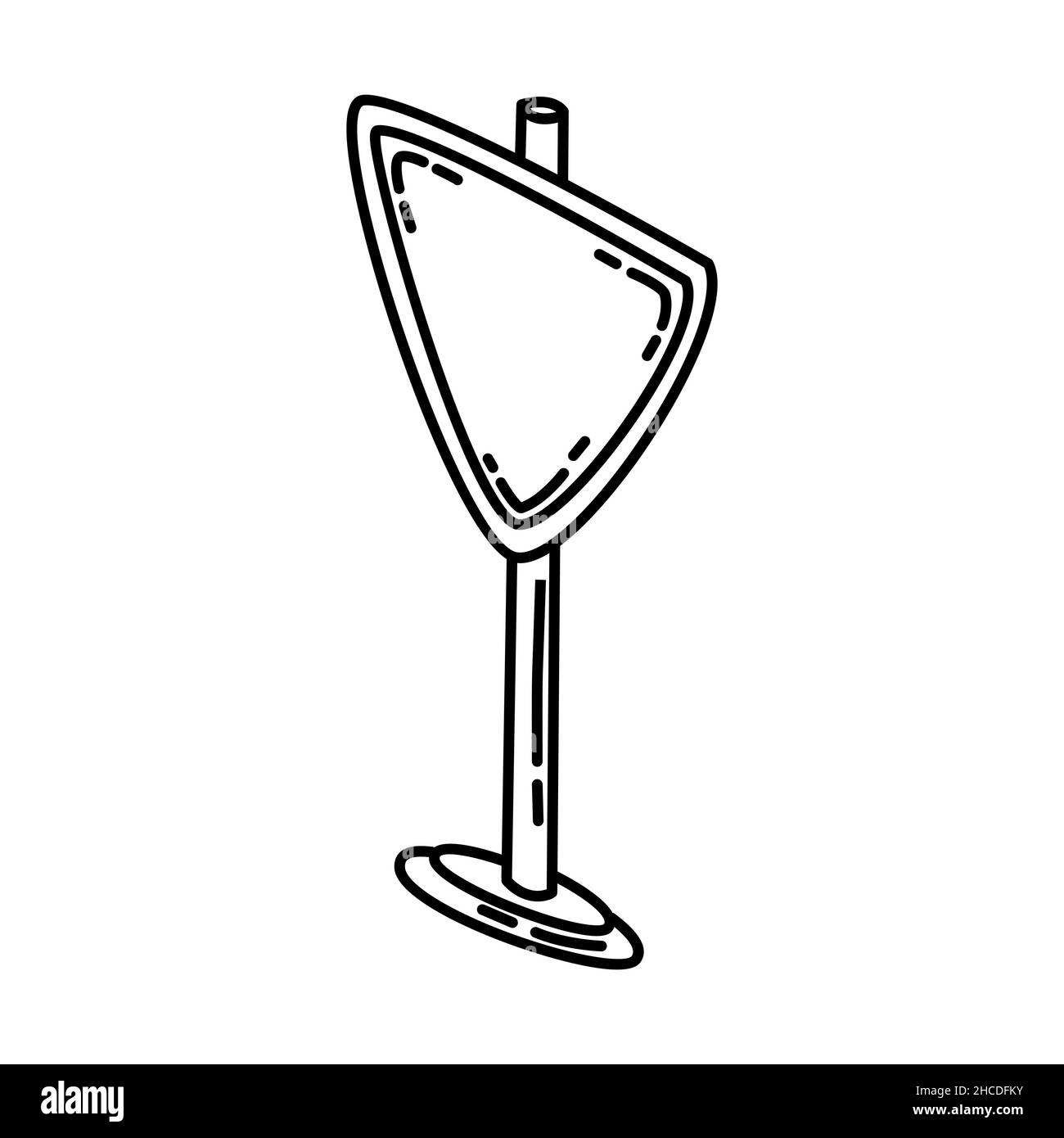 Give Way Part of Traffic Signs Hand Drawn Icon Set Vector Stock Vector Image & Art - Alamy