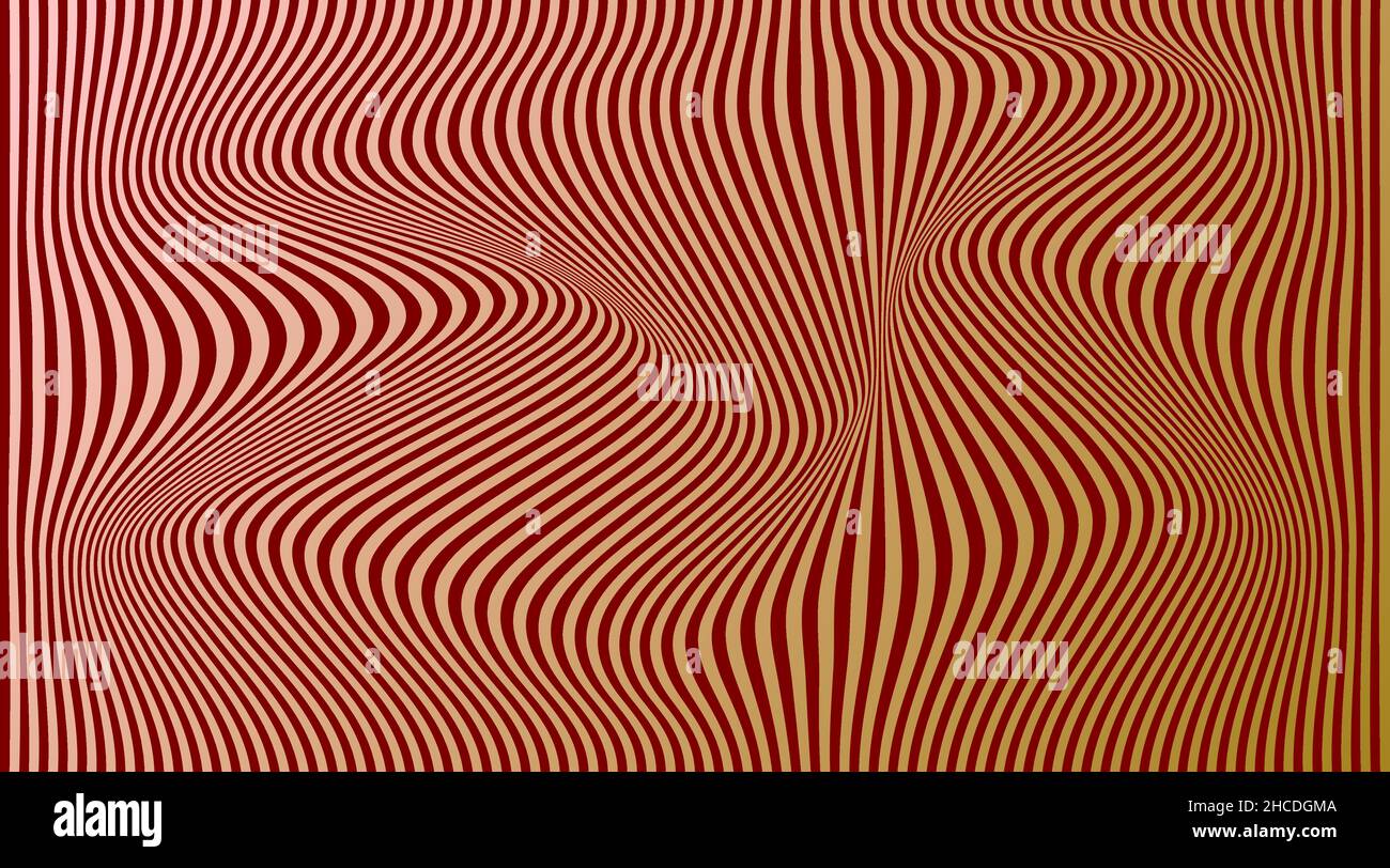 Distortion lines background. Distort stripes, abstract modern pattern ...