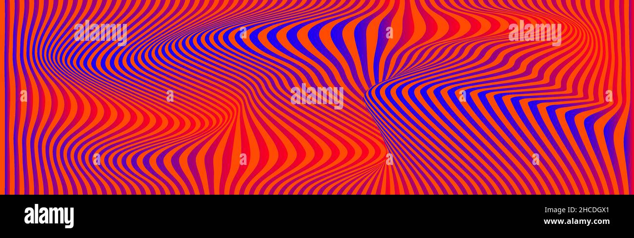 Distortion lines background. Distort stripes, abstract modern pattern ...