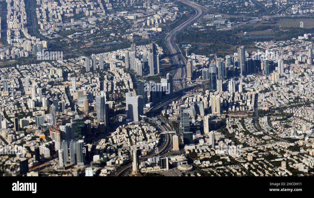 Aerial view of Tel-Aviv, Israel Stock Photo - Alamy