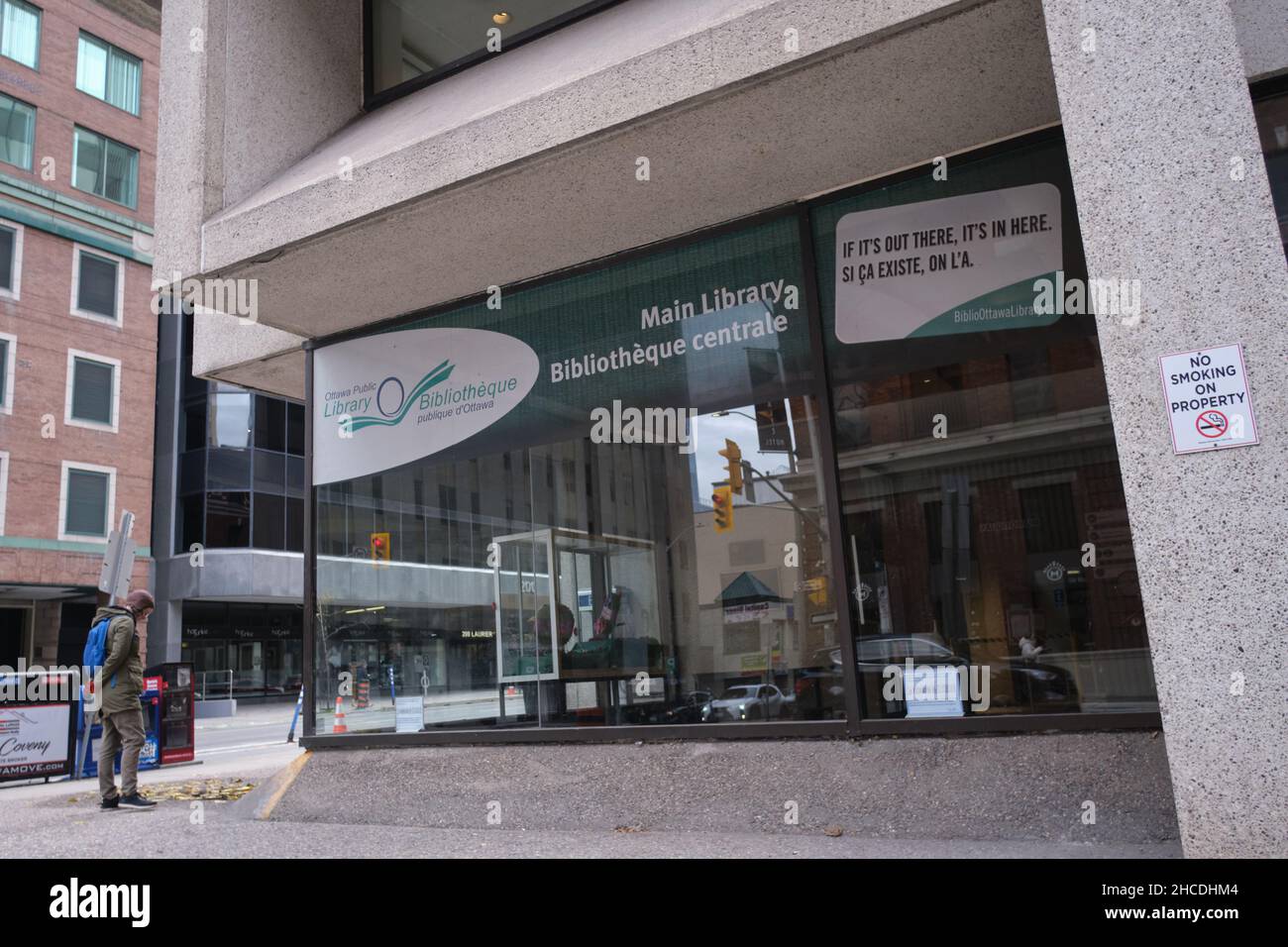 Ottawa, Ontario, Canada - November 14, 2021: The Main Library branch of ...