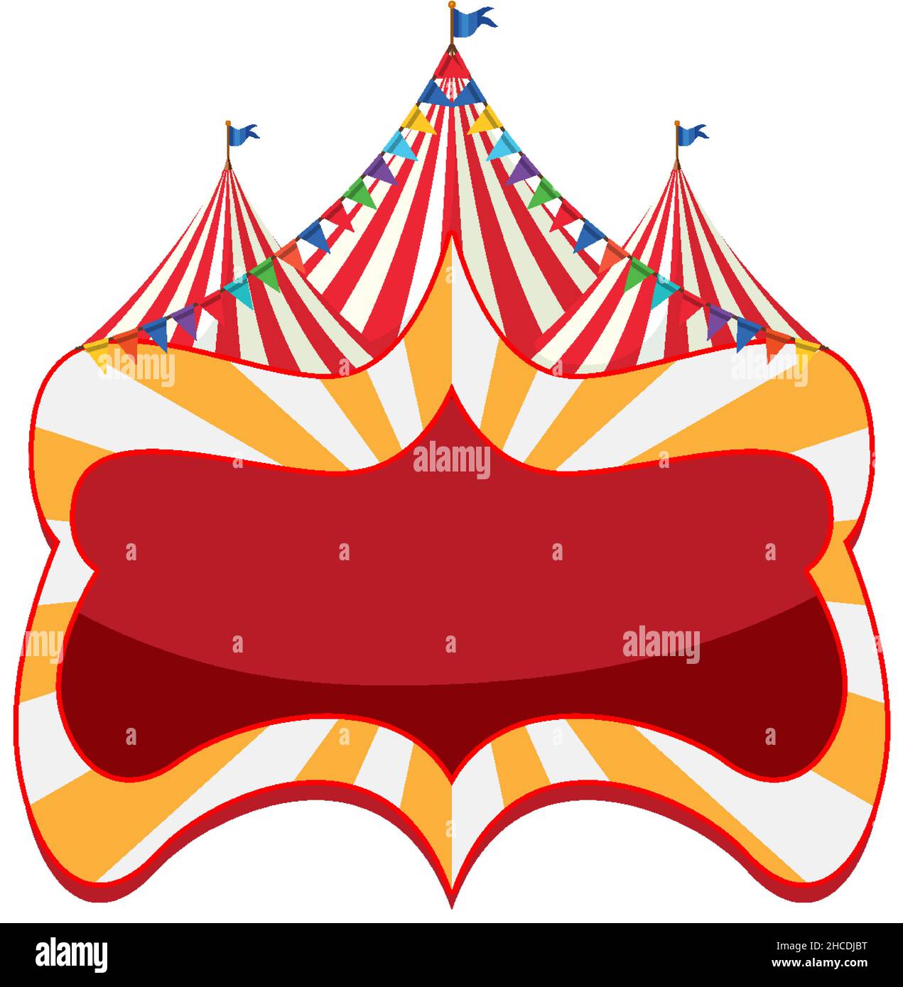 Park scene blank banner Cut Out Stock Images & Pictures - Alamy