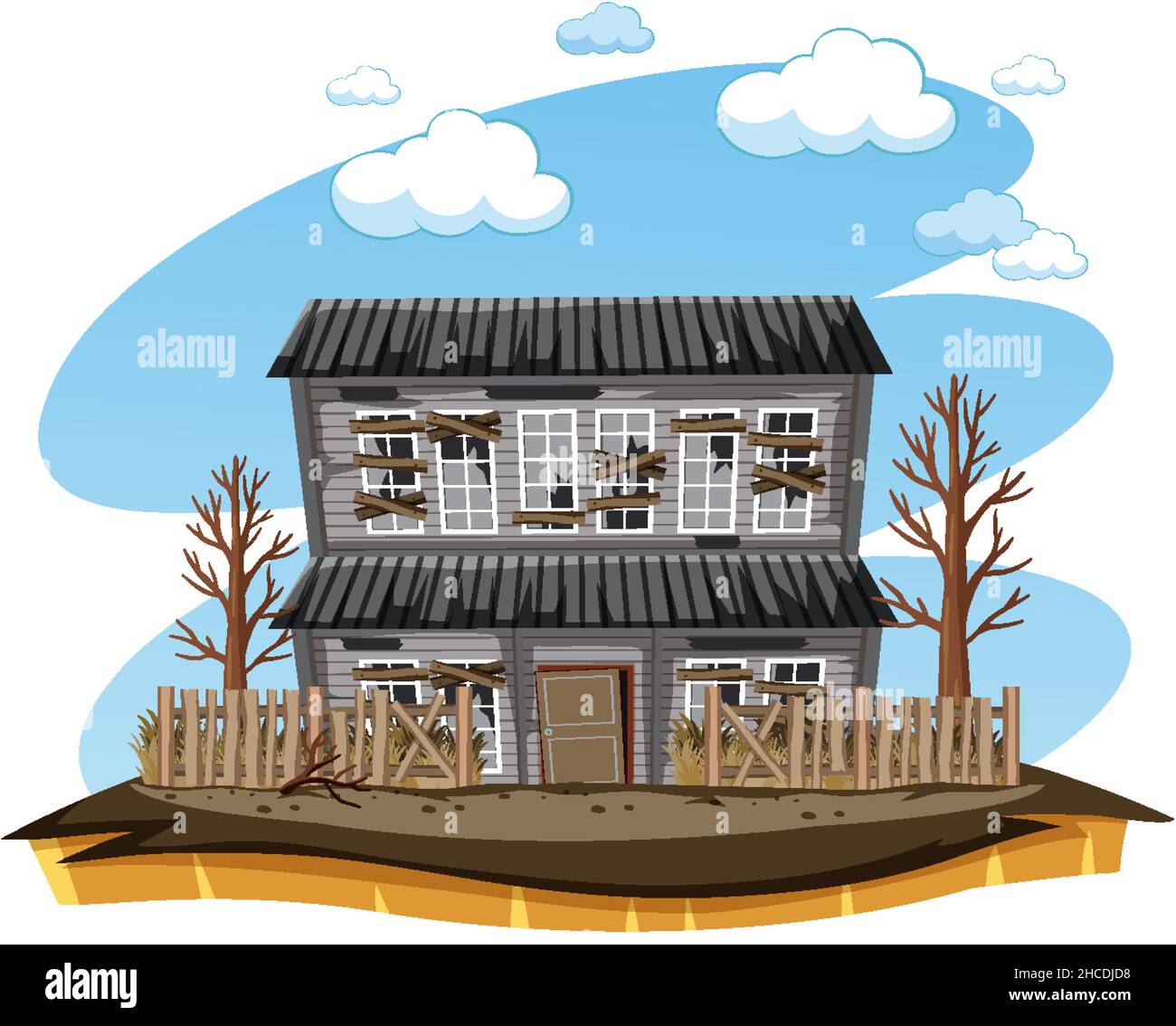 Broken cloudy Stock Vector Images - Alamy