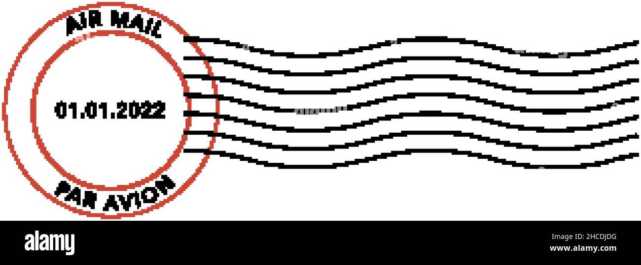 Post mark on white background illustration Stock Vector Image & Art - Alamy