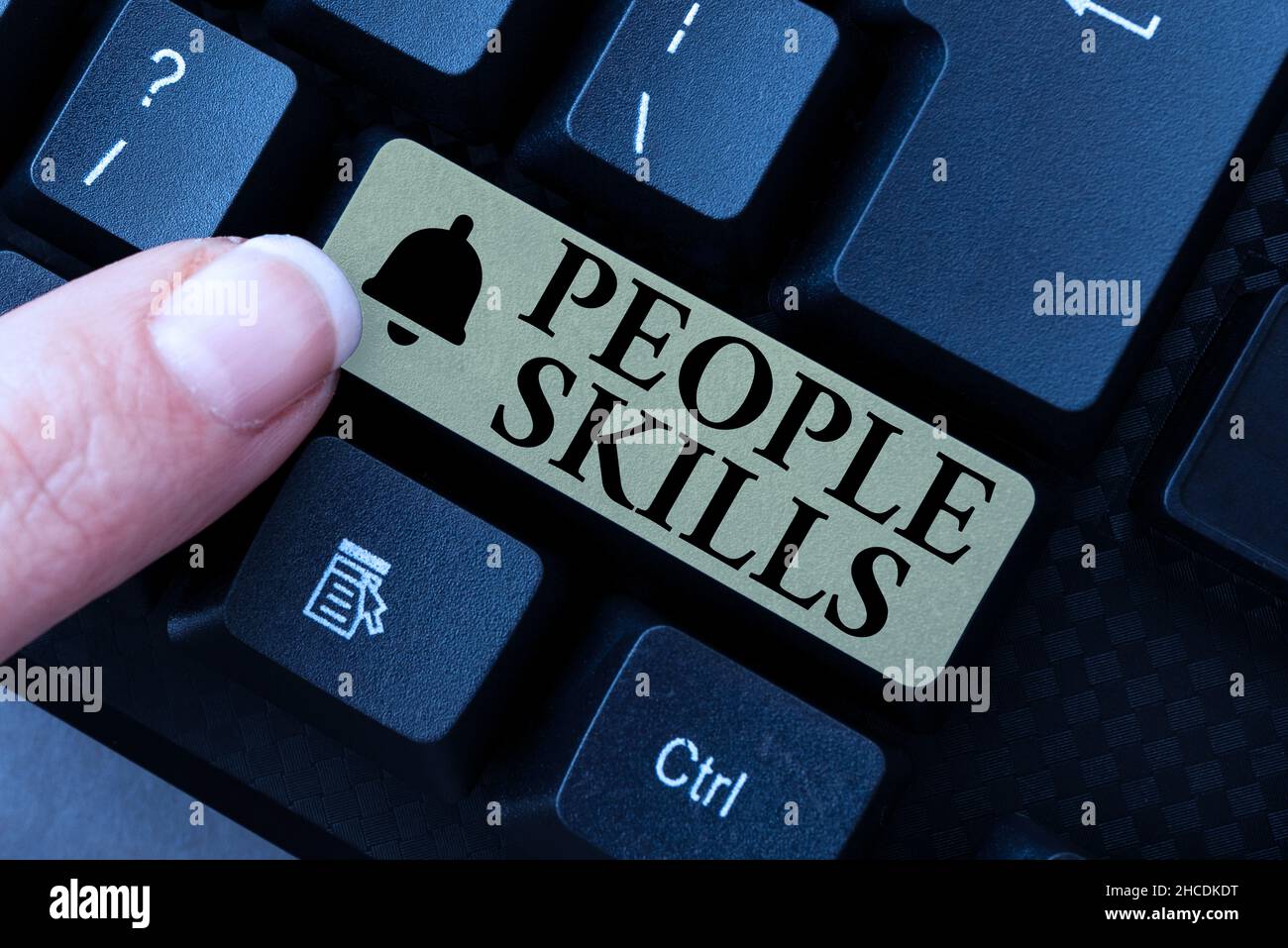 Hand writing sign People Skills. Internet Concept Get Along well ...