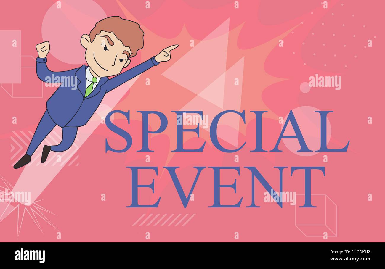 Handwriting text Special Event. Word Written on Function to generate ...