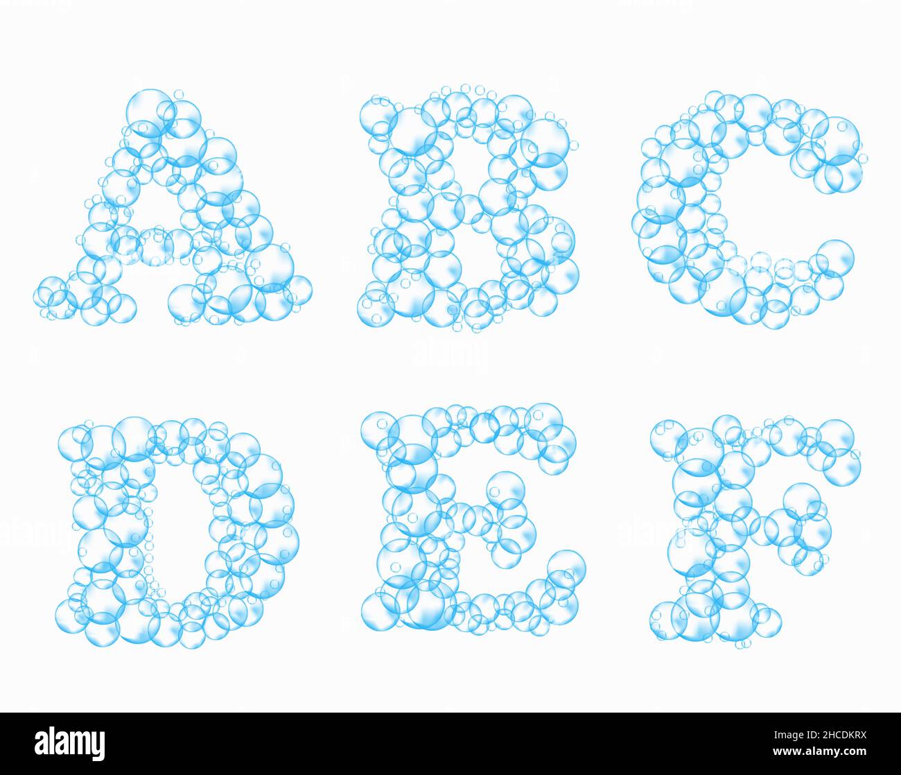 Bubble Water Letters at Angela Harper blog
