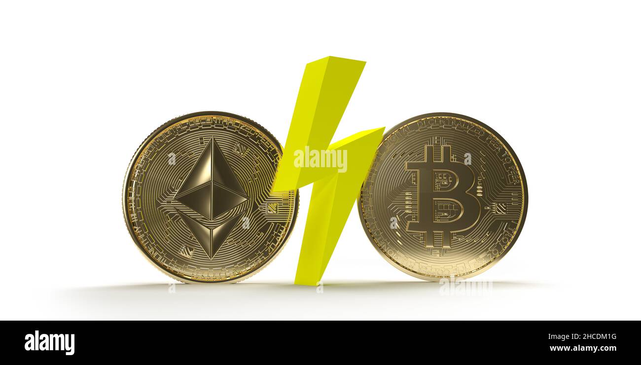 Bitcoin vs ethereum Cut Out Stock Images & Pictures - Alamy