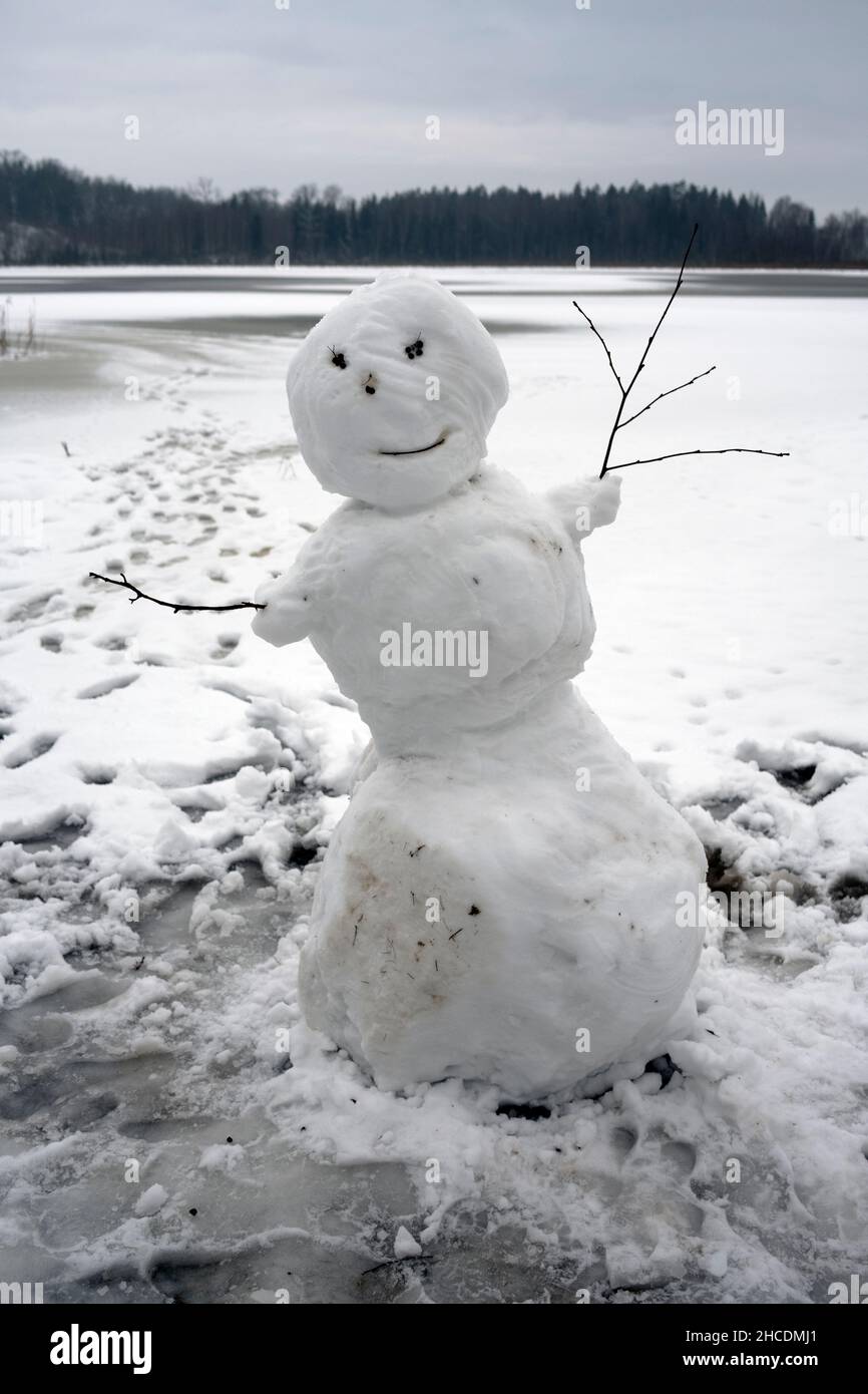Typical snowmen hi-res stock photography and images - Alamy