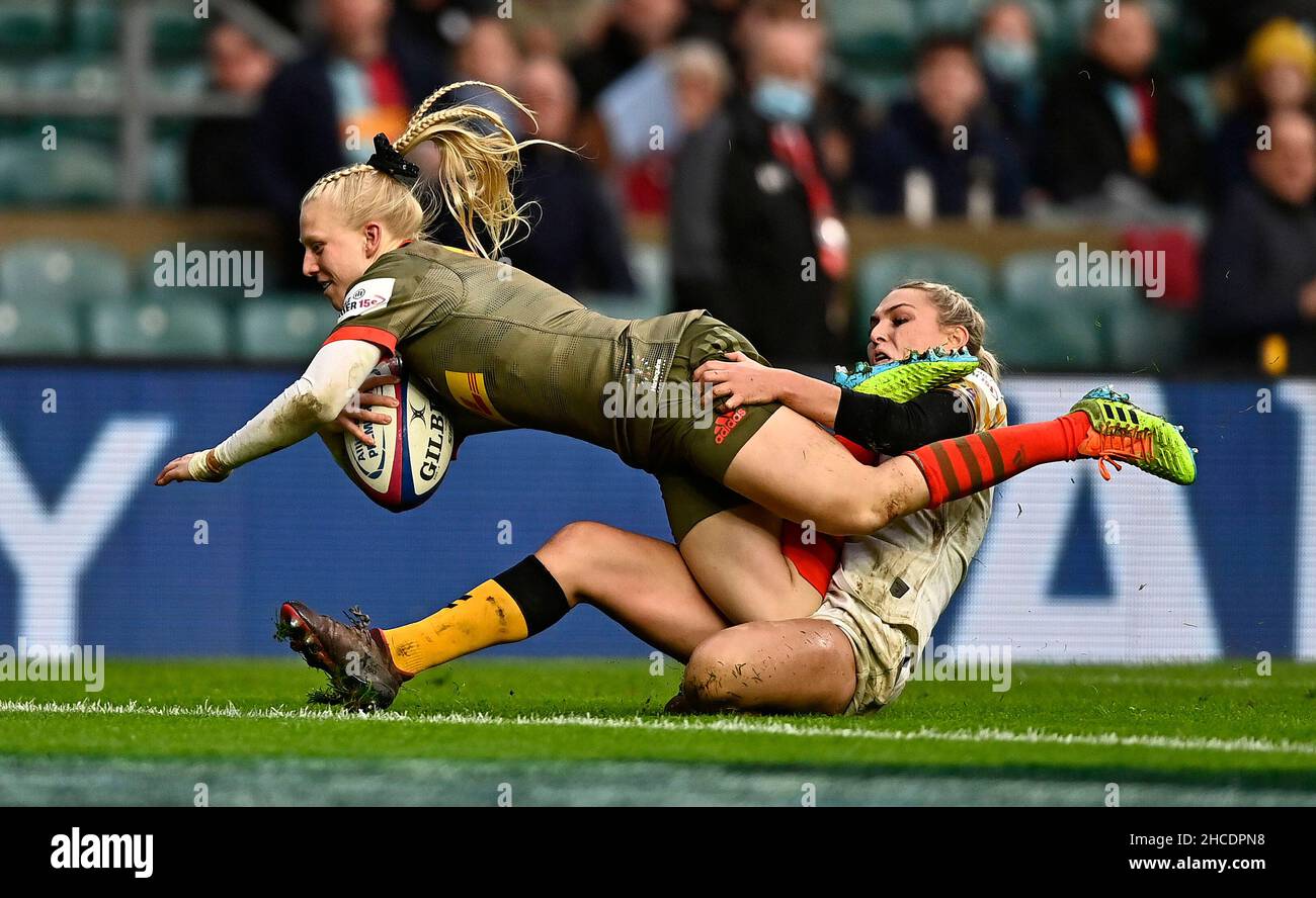 Twickenham, United Kingdom. 27th Dec, 2021. Allianz Premier 15s ...