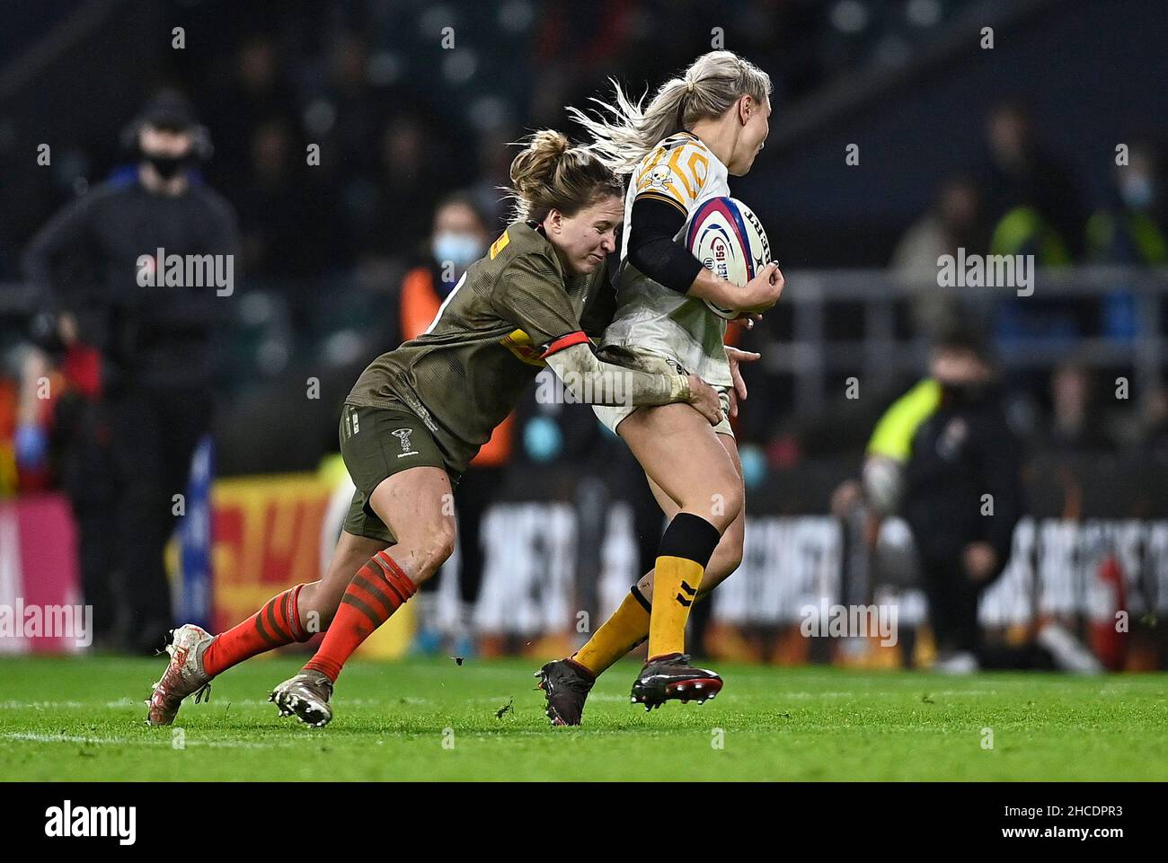 Wasps women rugby harlequins hi-res stock photography and images - Alamy