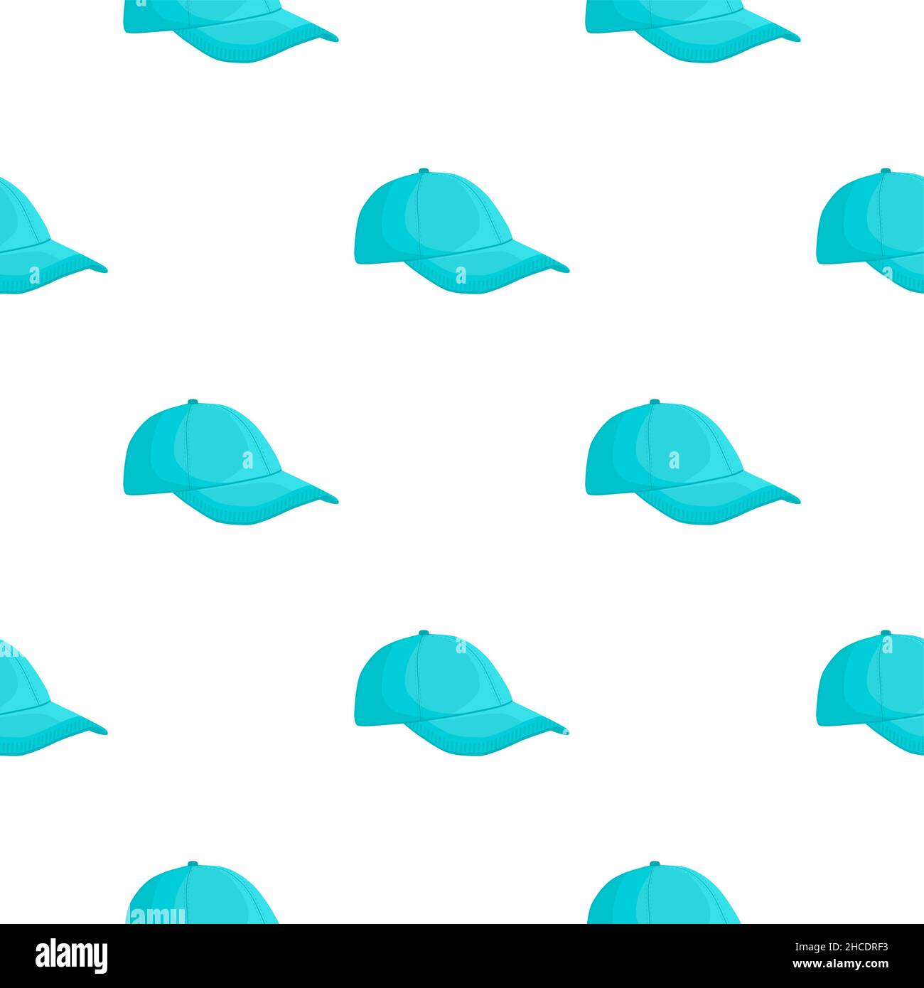 Illustration on theme pattern hats baseball, beautiful caps in white ...