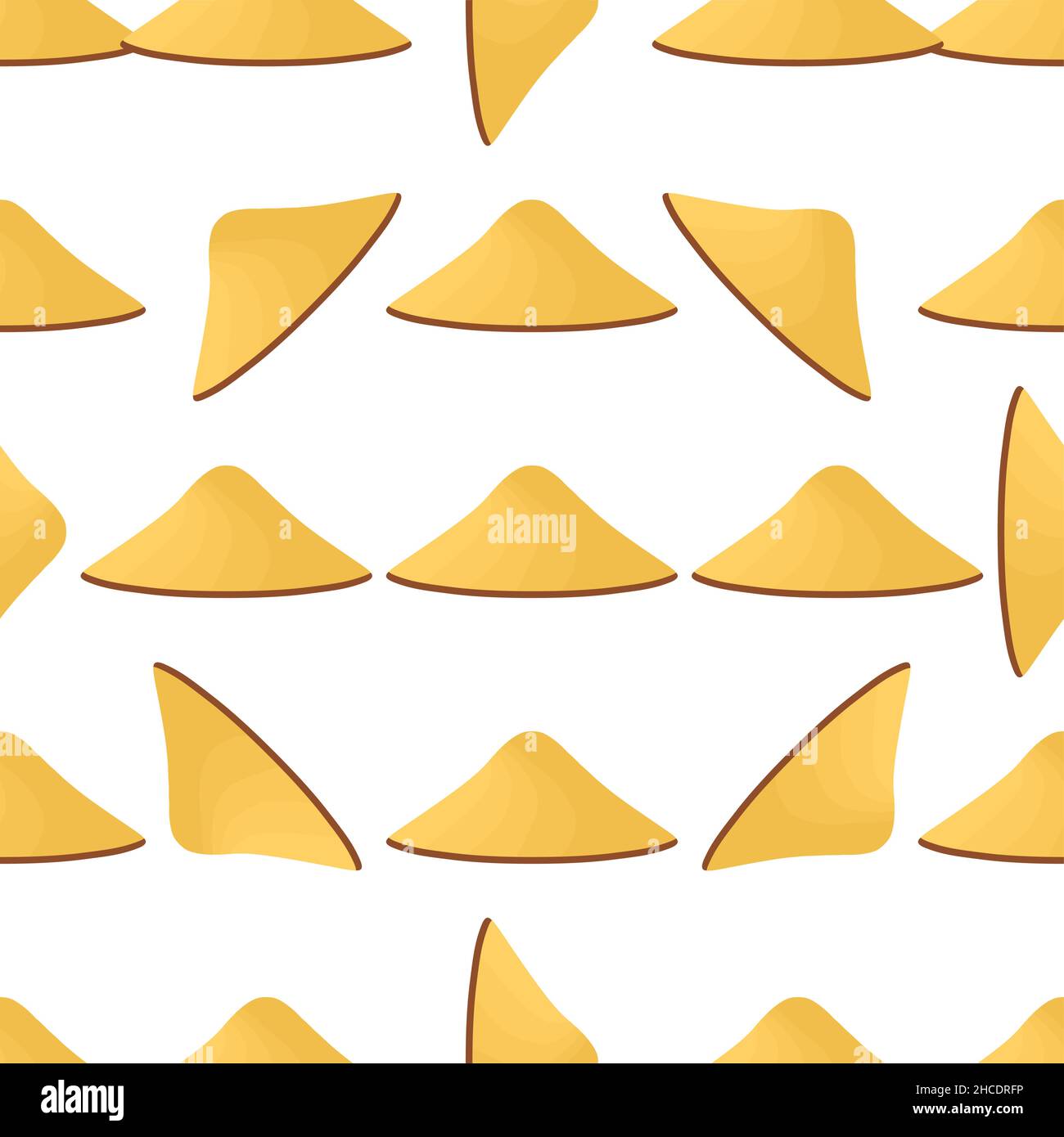 Colored pattern asian conical hats, beautiful caps in white background ...