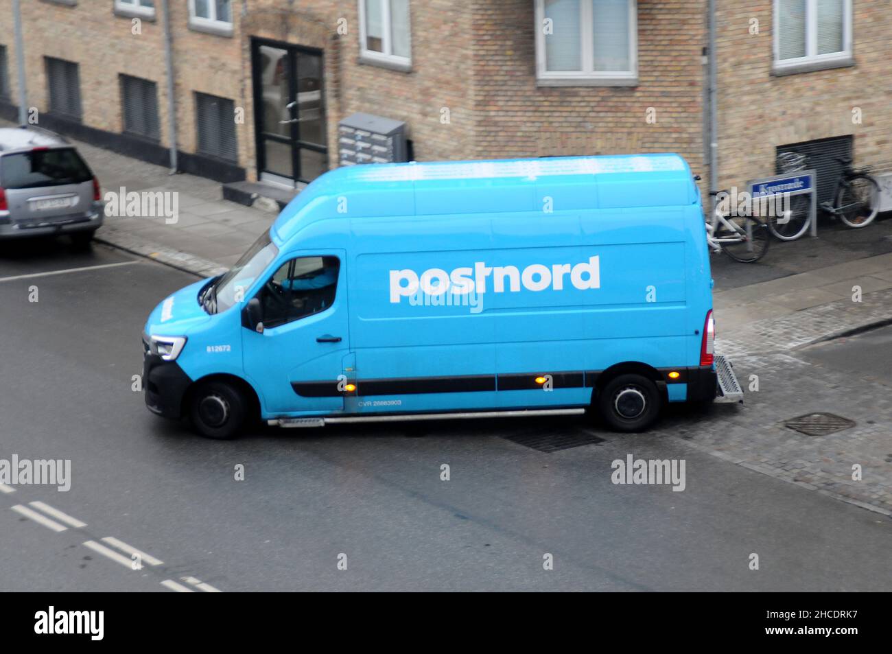Copenhagen/Denmark./28 December 2021/Postnord joint danish-swedish post ...