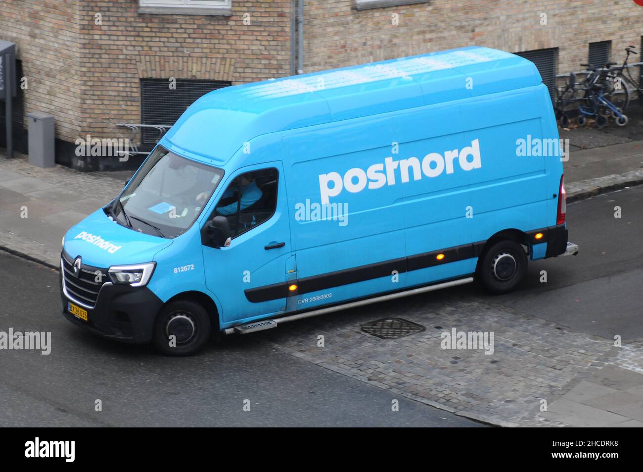 Copenhagen/Denmark./28 December 2021/Postnord joint danish-swedish post ...