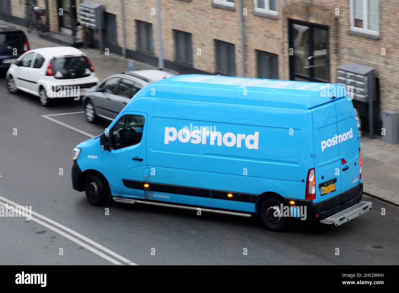 Copenhagen/Denmark./28 December 2021/Postnord joint danish-swedish post ...