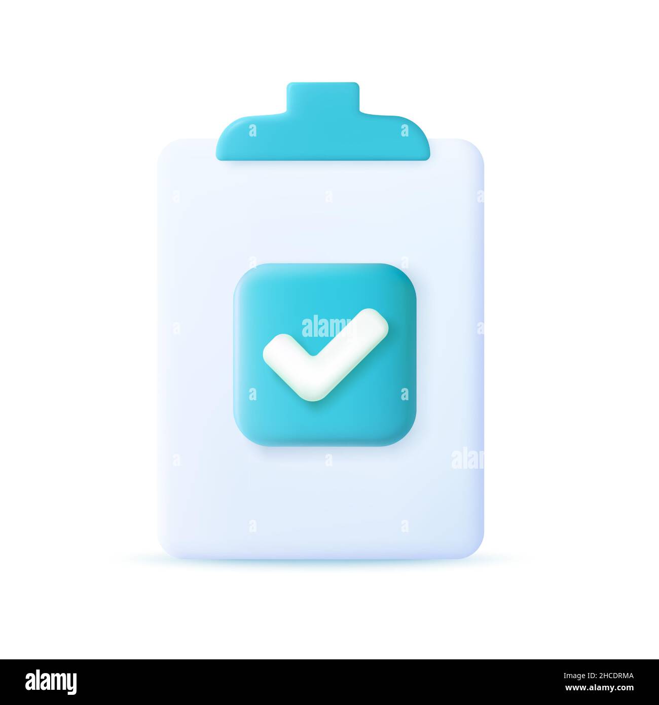 3d Accept Icon Stock Vector Image & Art - Alamy