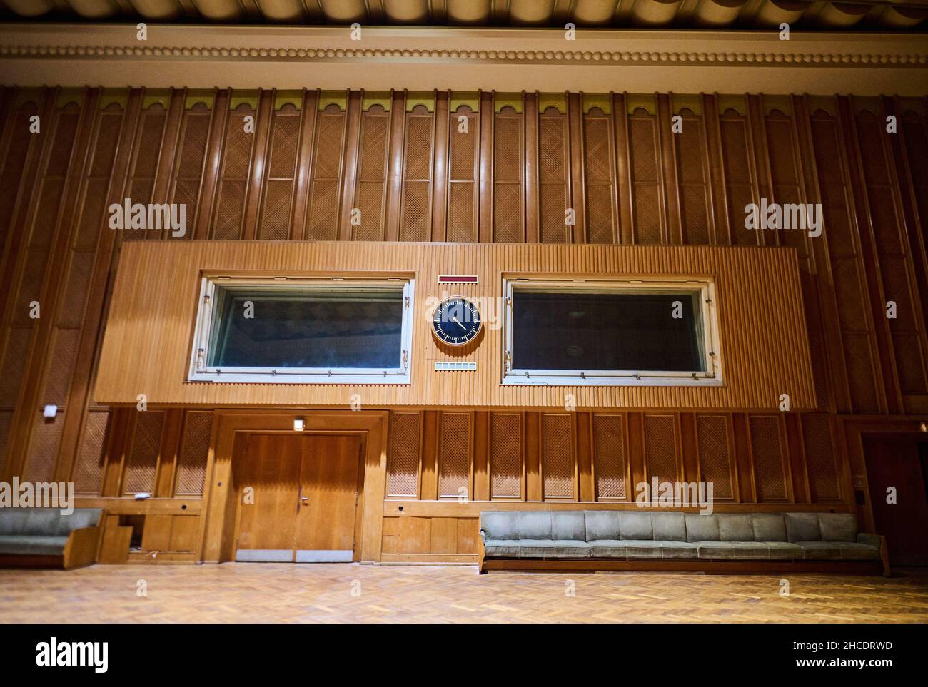 Berlin, Germany. 20th Dec, 2021. Sendesaal 2 in the former broadcasting ...