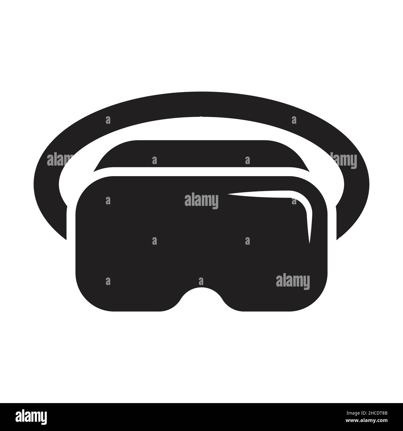 VR headset icon vector Virtual reality symbol for graphic design, logo ...