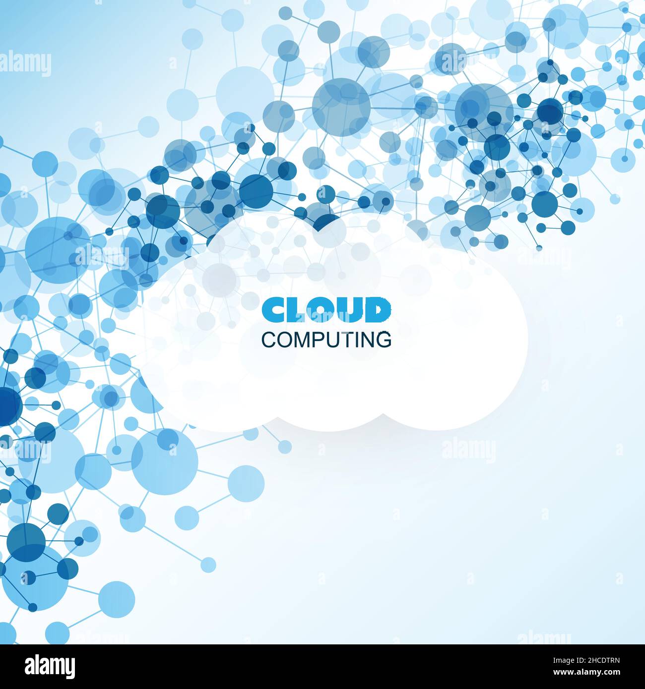 Cloud Computing Design Concept - Digital Connections, Technology ...