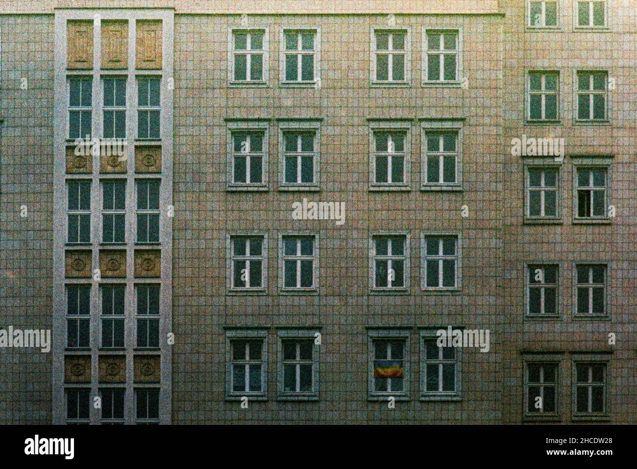 Berlin, Germany. Vintage, East-German Architecture & Plattenbau ...