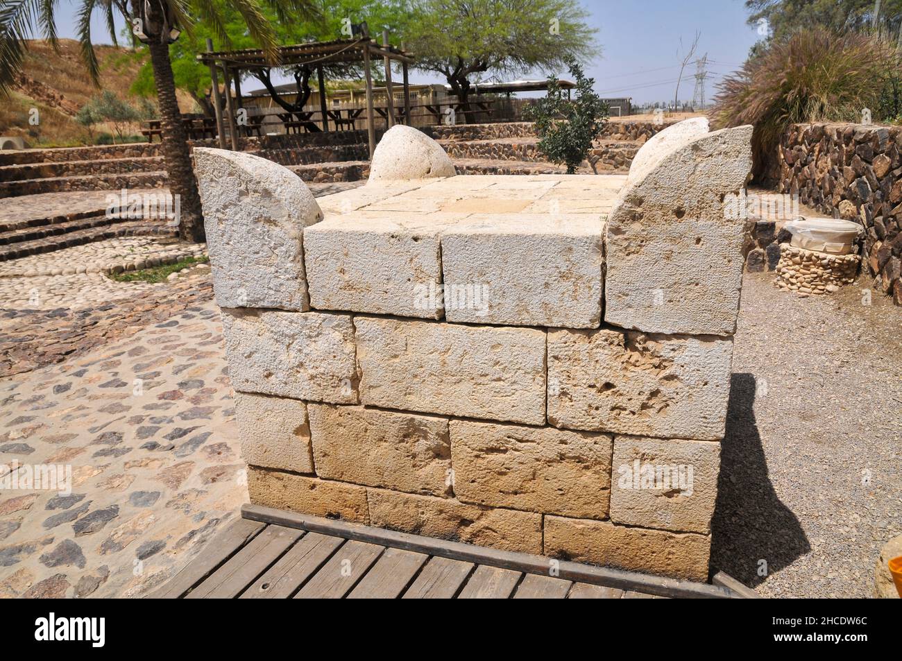 Israel, Negev, Tel Be'er Sheva believed to be the remains of the ...