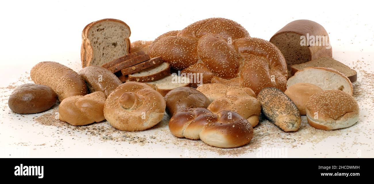 Various types bread rolls hi-res stock photography and images - Alamy