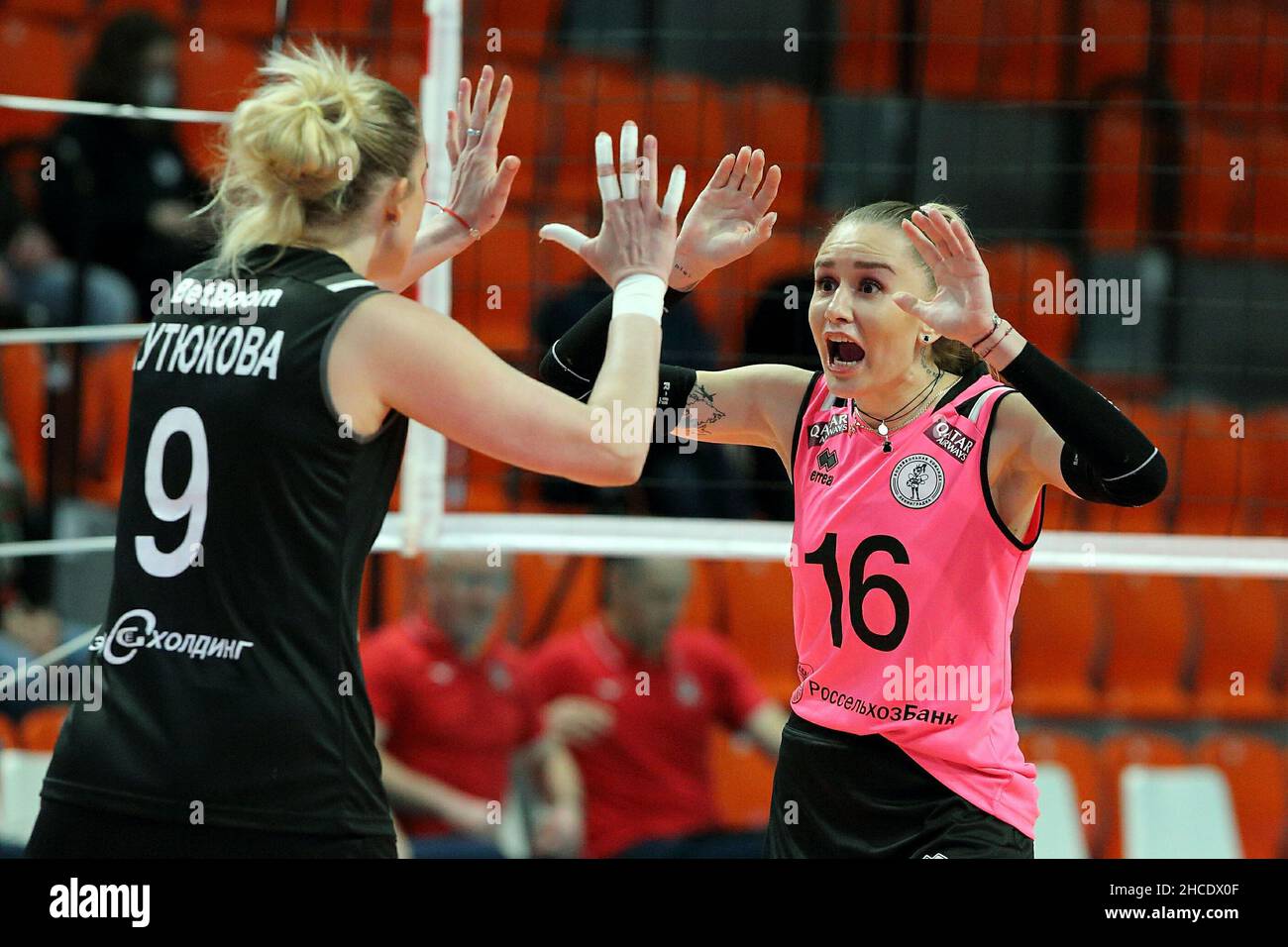 The Russian Federation. Saint Petersburg. Volleyball. Akhvlediani Cup. VC Dynamo Moscow - VC ...