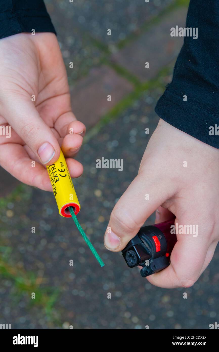 Child Lighting Fireworks High Resolution Stock Photography and Images ...