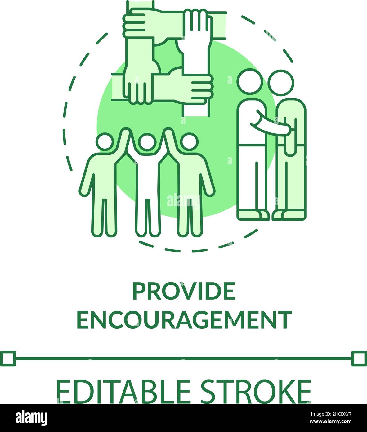 Empathy encouragement Stock Vector Images - Alamy