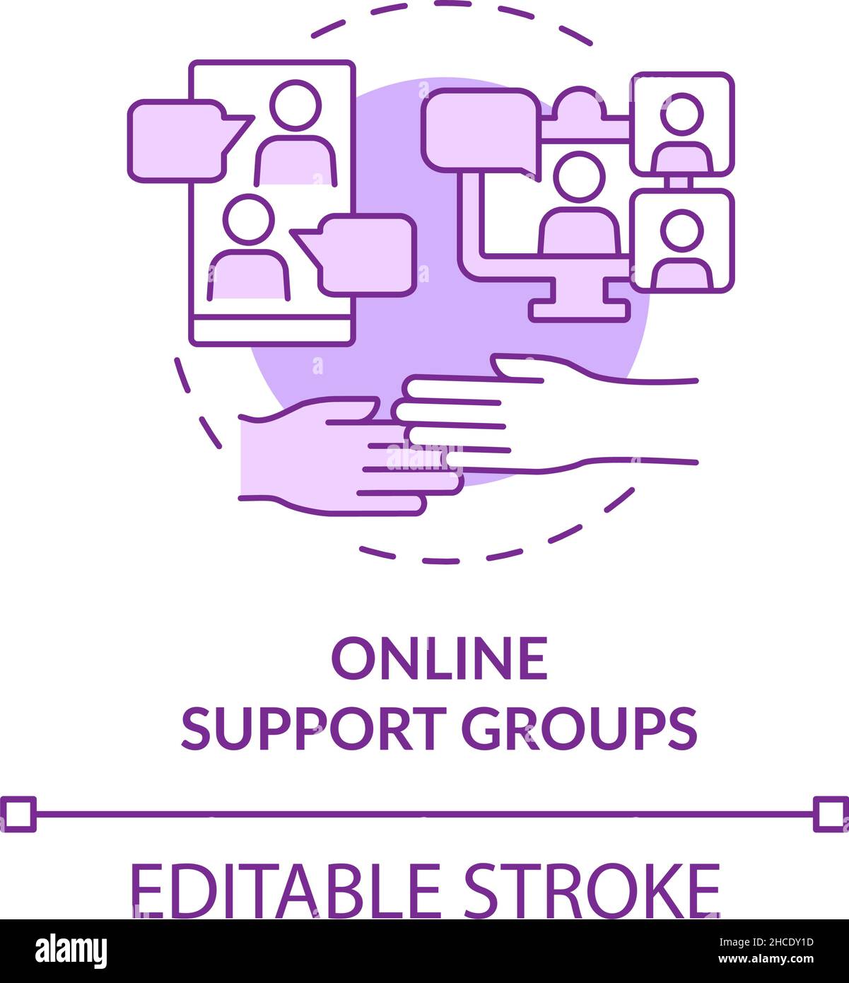 Telehealth meeting Stock Vector Images - Alamy