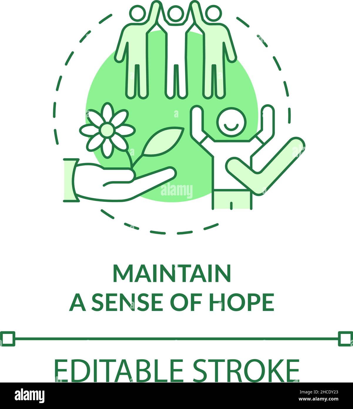 Spiritual group, concept Stock Vector Images - Alamy