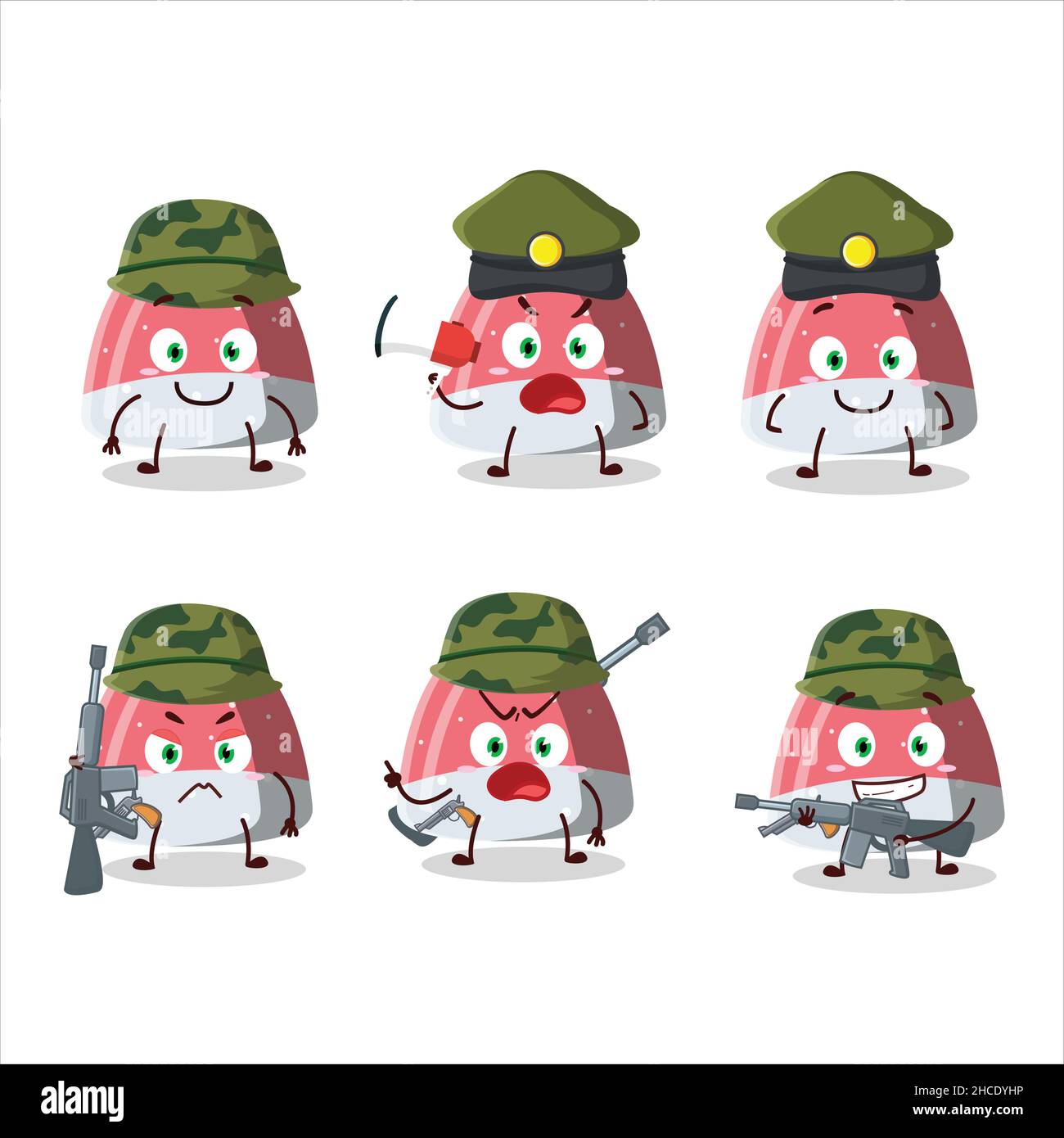 A charming soldier pufflettes gummy candy cartoon picture bring a gun ...