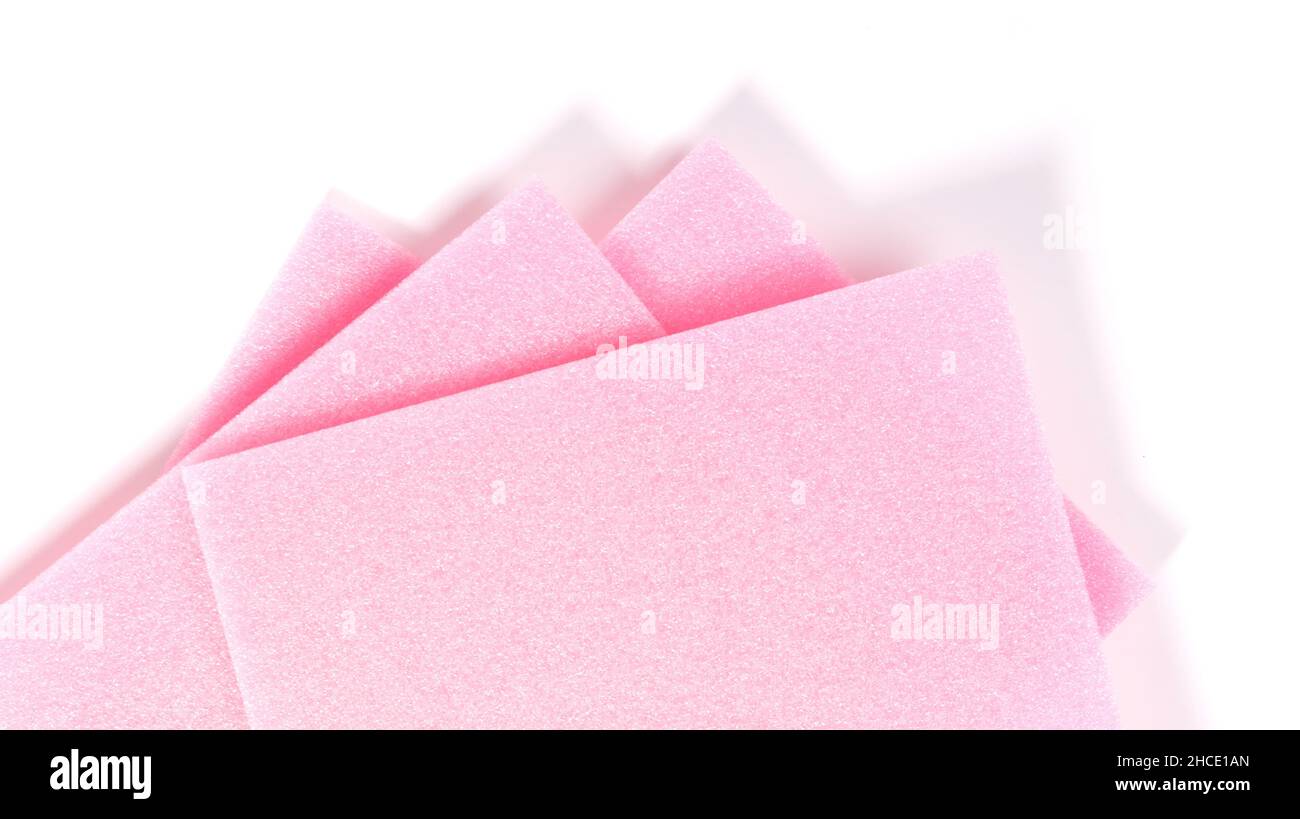 Pieces of protection foam, used for protecting items during transport ...