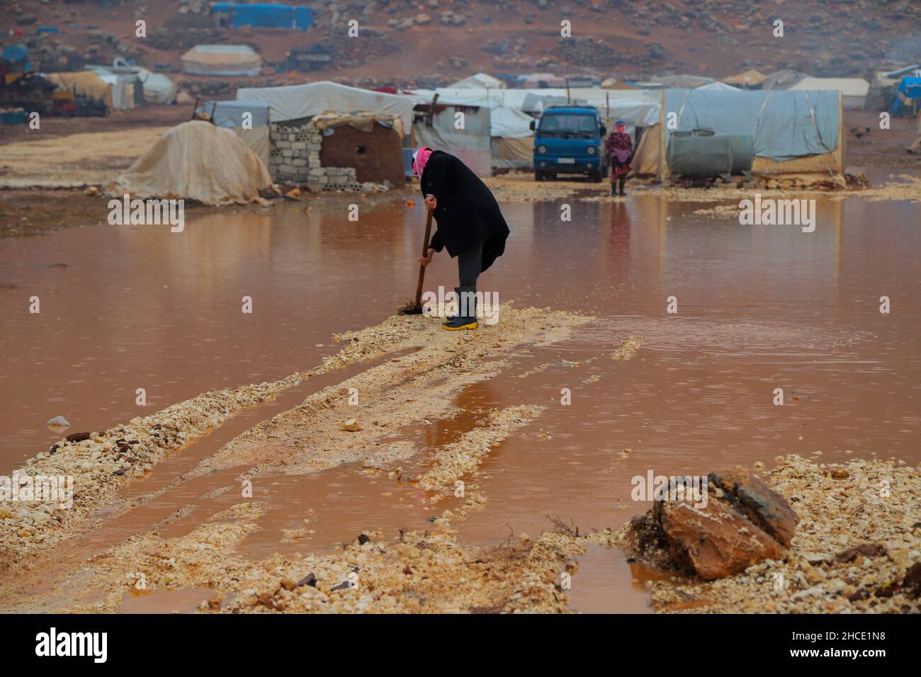 Flood flooded tents hi-res stock photography and images - Alamy