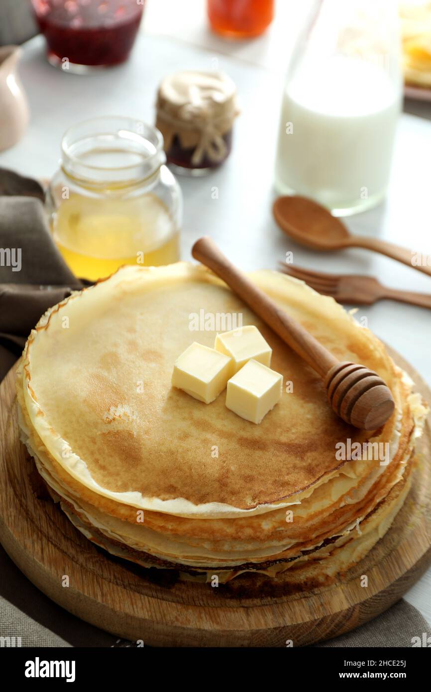 Concept tasty food crepes hi-res stock photography and images - Alamy