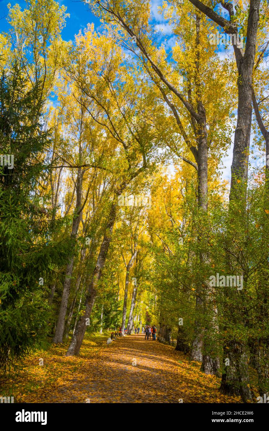 Path to El Paular. Rascafria, Madrid province, Spain Stock Photo - Alamy