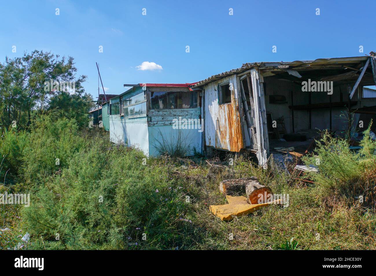 Boat ride at the Delta of Evros river, Thrace (Thraki), Greece Stock ...