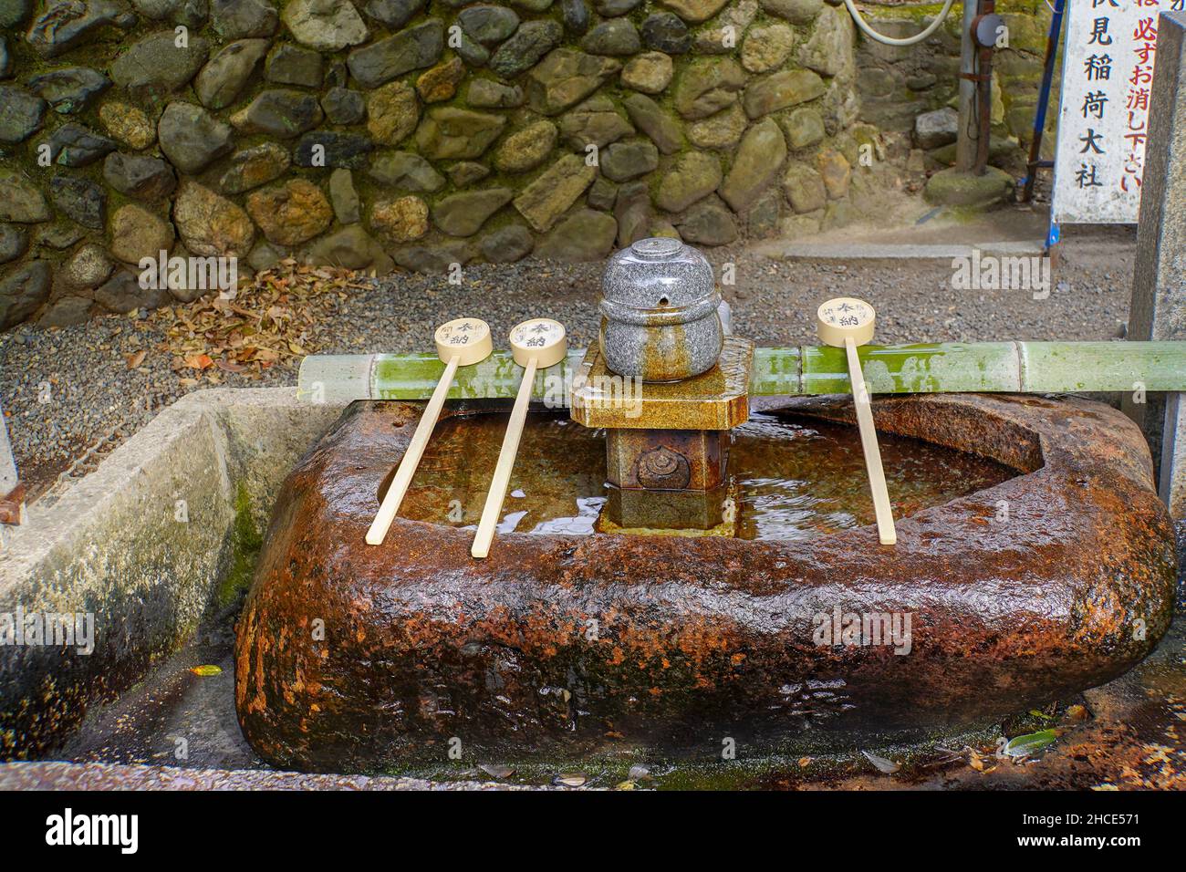 Japan, Kyoto, Fushimi Inari Taisha is the head shrine of the god Inari ...