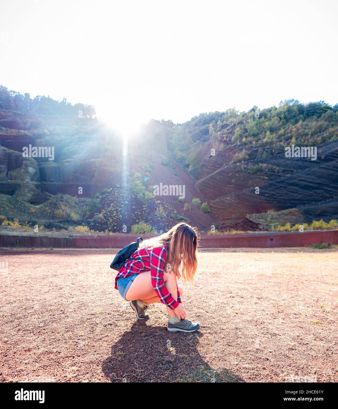 Path in woods garrotxa catalonia hi-res stock photography and images ...