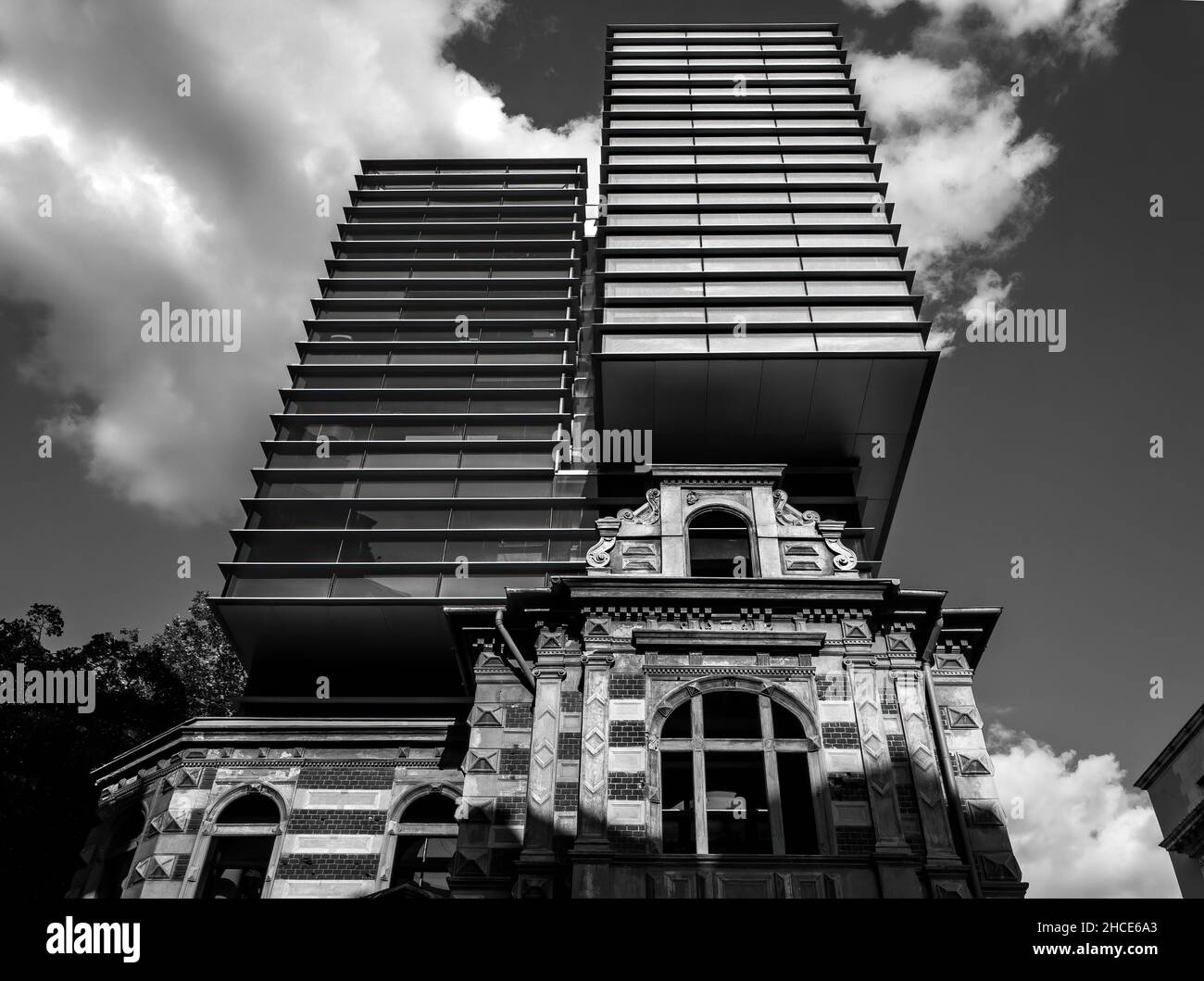Exterior view of the building of the Union of Romanian Architects in ...