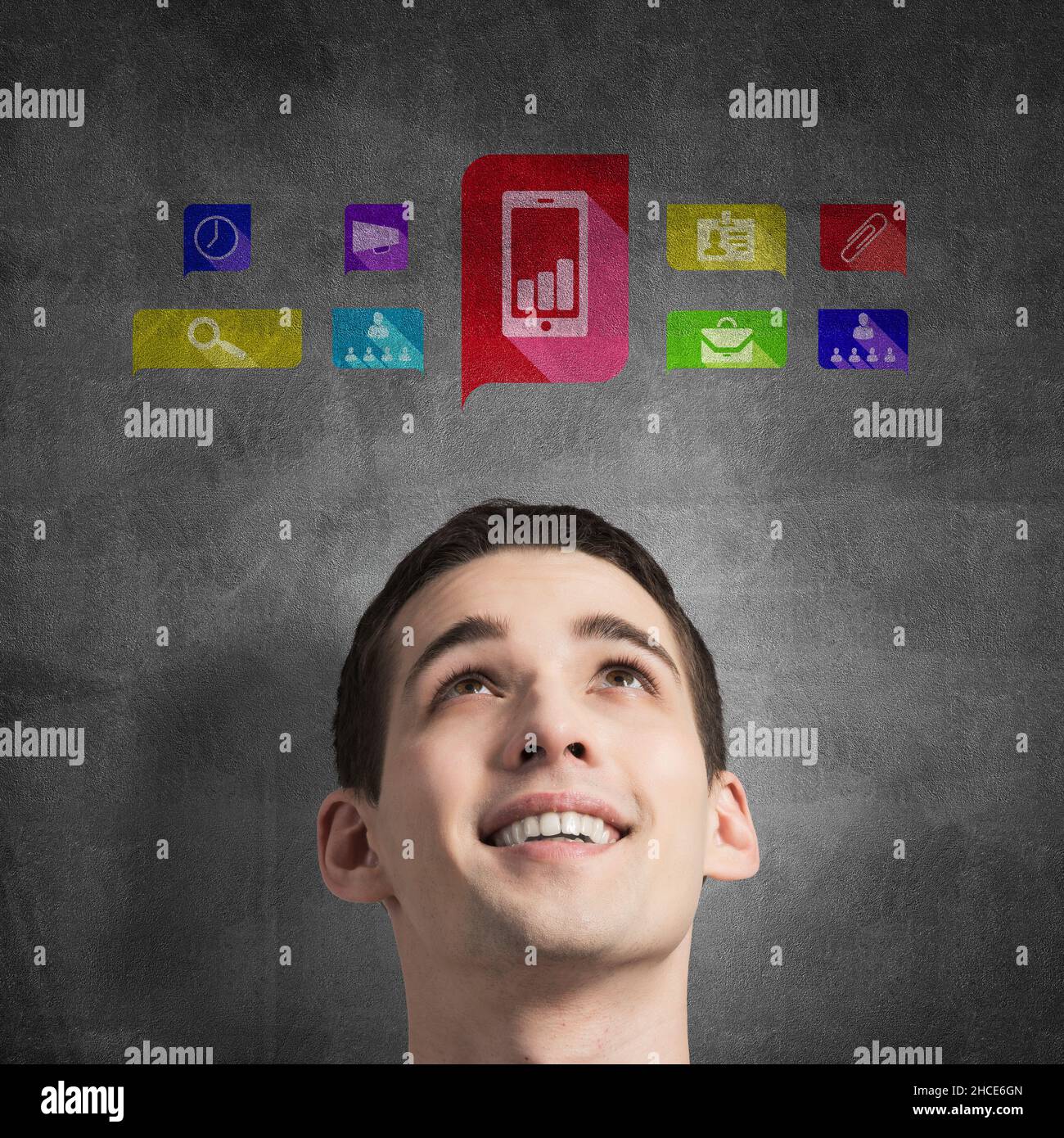 File social media design hi-res stock photography and images - Alamy