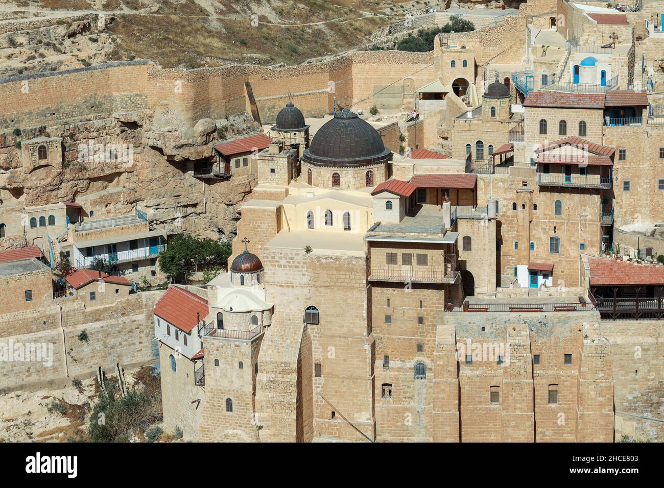 Mar Saba Greek Orthodox Monastery in Israel Stock Photo - Alamy