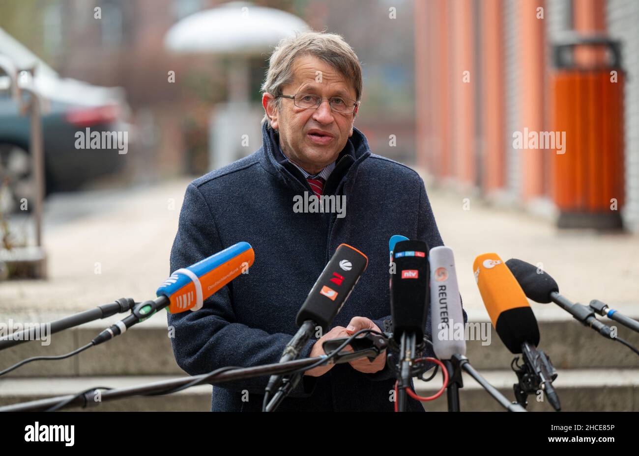 Berlin, Germany. 28th Dec, 2021. Heyo Kroemer, Chairman of the Board of ...