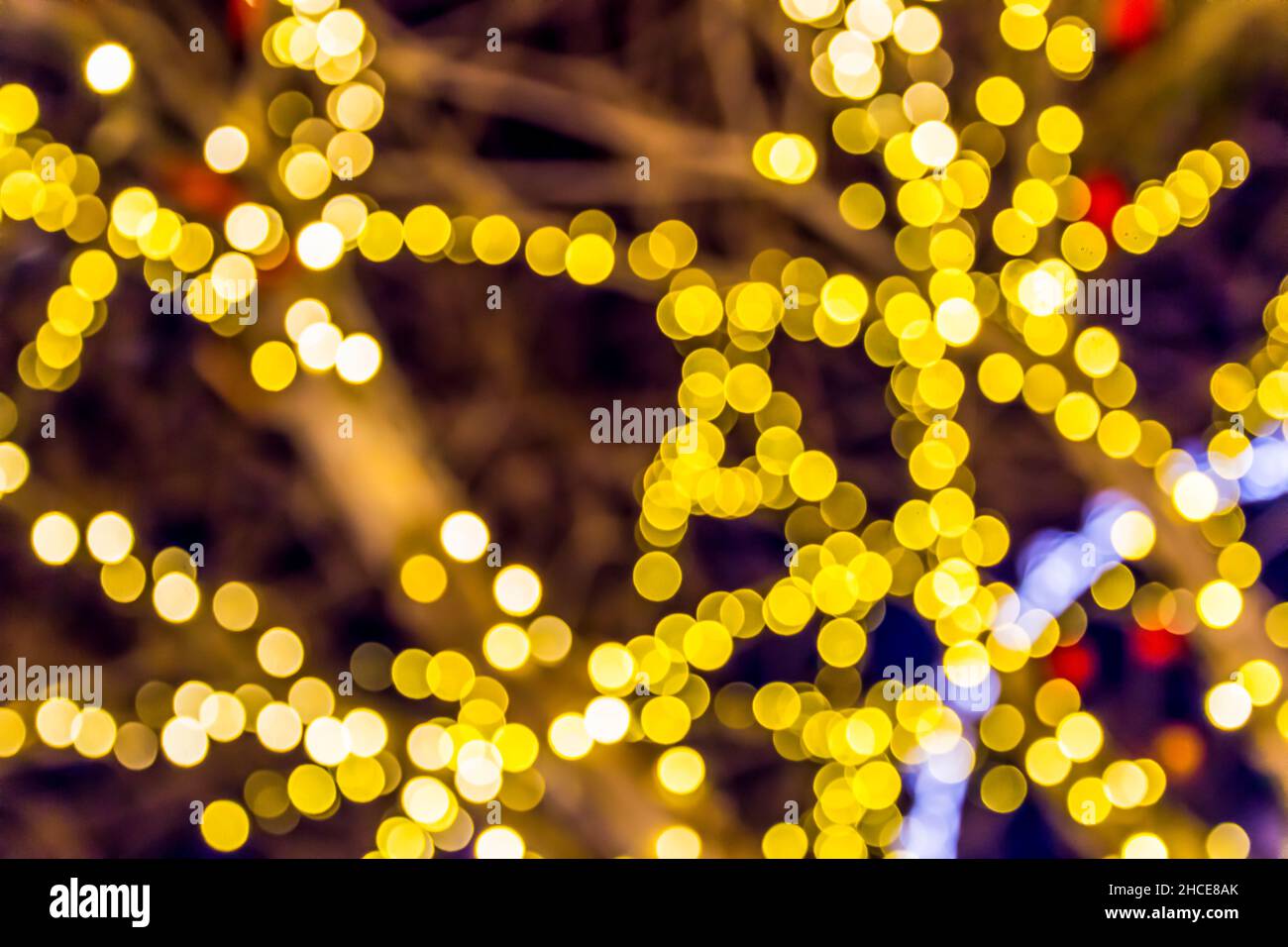 Golden yellow night lights hi-res stock photography and images - Alamy