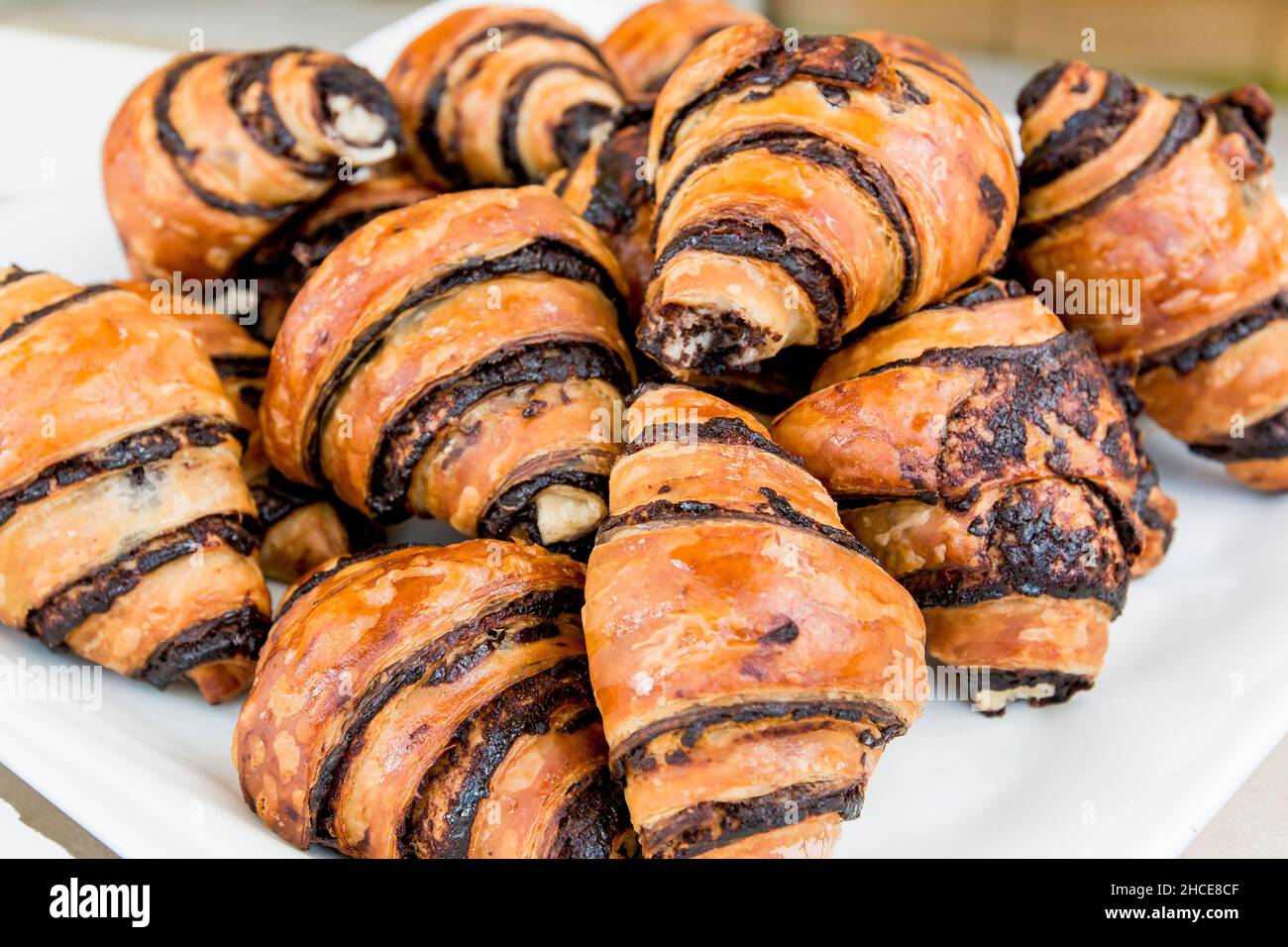 Rugelach (other spellings: rugelakh, rugulach, rugalach, ruggalach ...