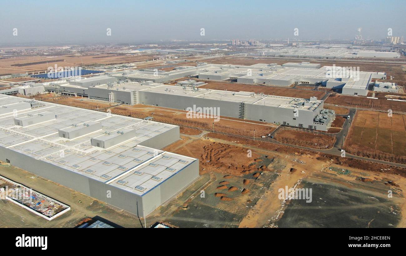 Shenyang. 28th Dec, 2021. Aerial photo taken on Dec. 28, 2021 shows the ...