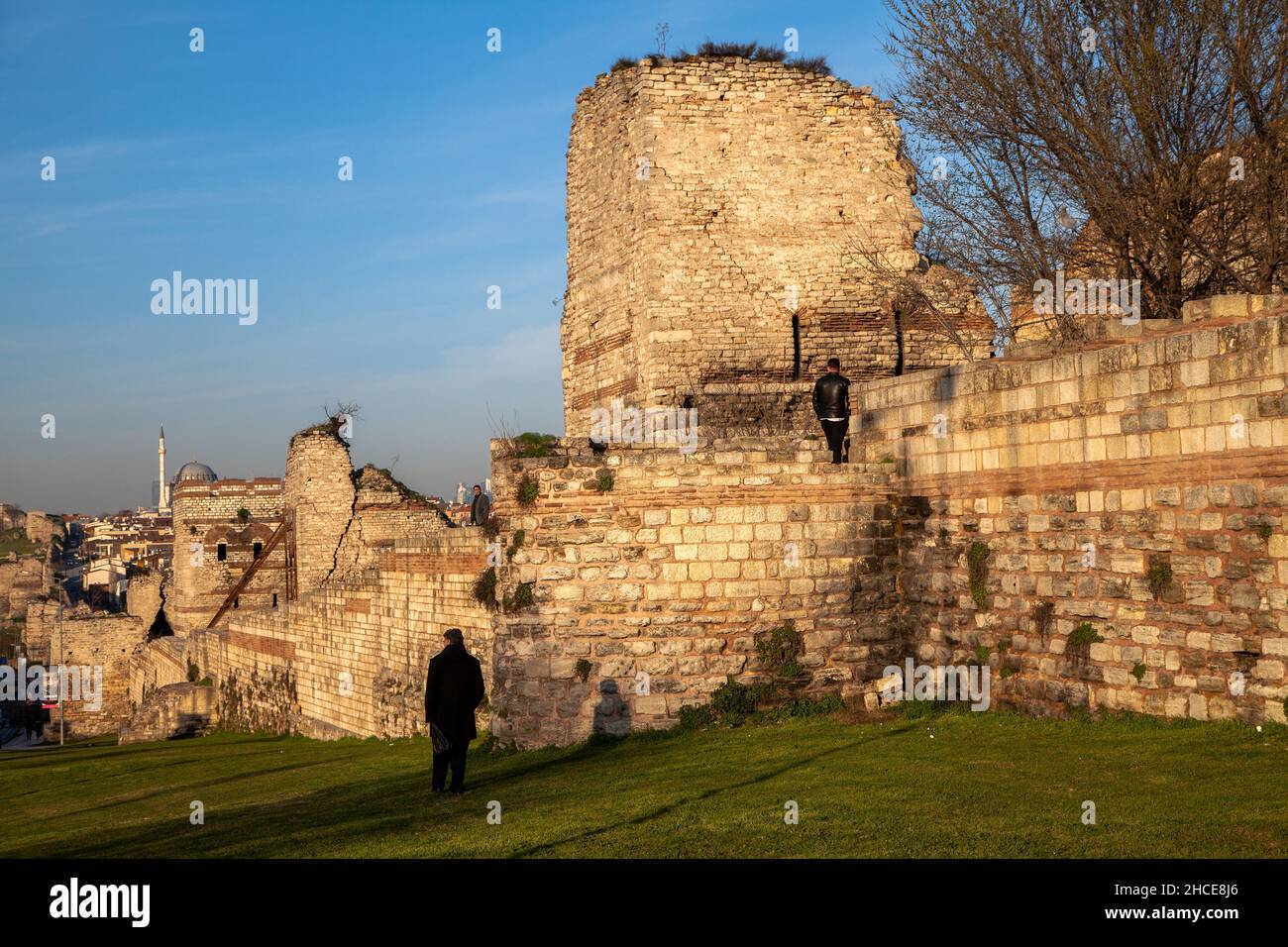 Byzantine walls hi-res stock photography and images - Alamy