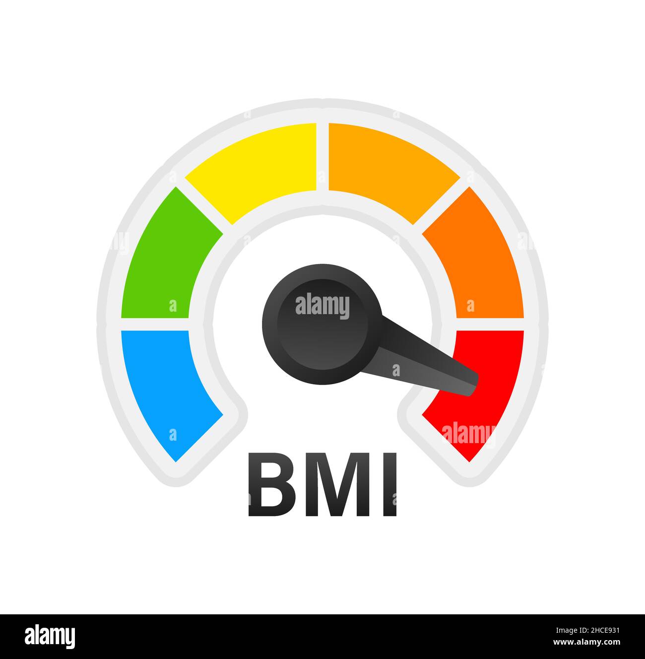 Indikator bmi on white background. Chart concept. Vector icon Stock ...